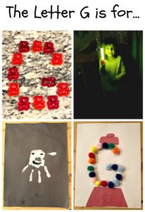 G is for Ghost, Gumball, Glow, and Gummy Bears: Letter G Activities